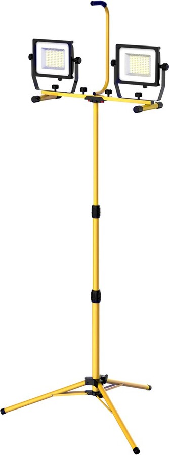 HOMCOM 14,000 Lumen Dual Head LED Work Lights Weather Resistant with ...