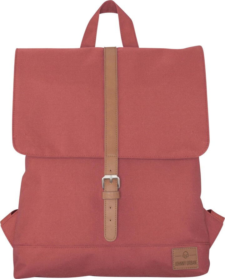 Johnny Urban Backpack Women Red Brown - Mia - Rucksack from Recycled ...