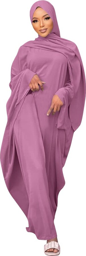Odizli Abaya for Women Muslim UK Long Sleeve Full Length Islamic Prayer ...