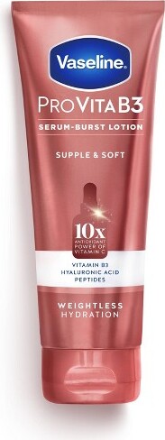 Vaseline Pro VitaB3 Serum Burst Lotion with Niacinamide, Hyaluronic ...