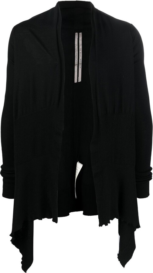 Rick Owens Wool Draped Cardigan - ShopStyle