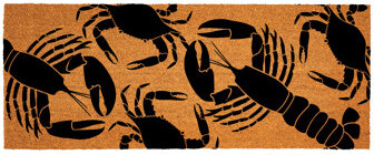 Highland Dunes Coastal Coir Mat Lobsters and Crabs 60x24" - ShopStyle ...