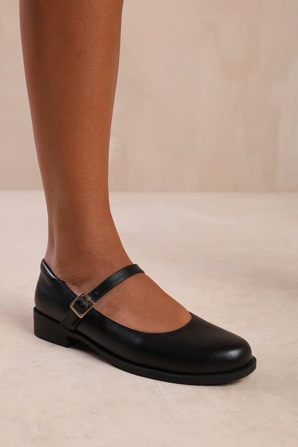 Where's That From 'Kingston' Low Heel Loafer With Strap And Buckle ...