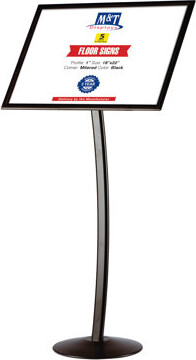 MT Displays Pedestal Curved Sign Holder - ShopStyle Home Office Accessories