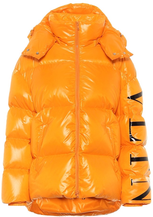 Valentino hooded down jacket - ShopStyle