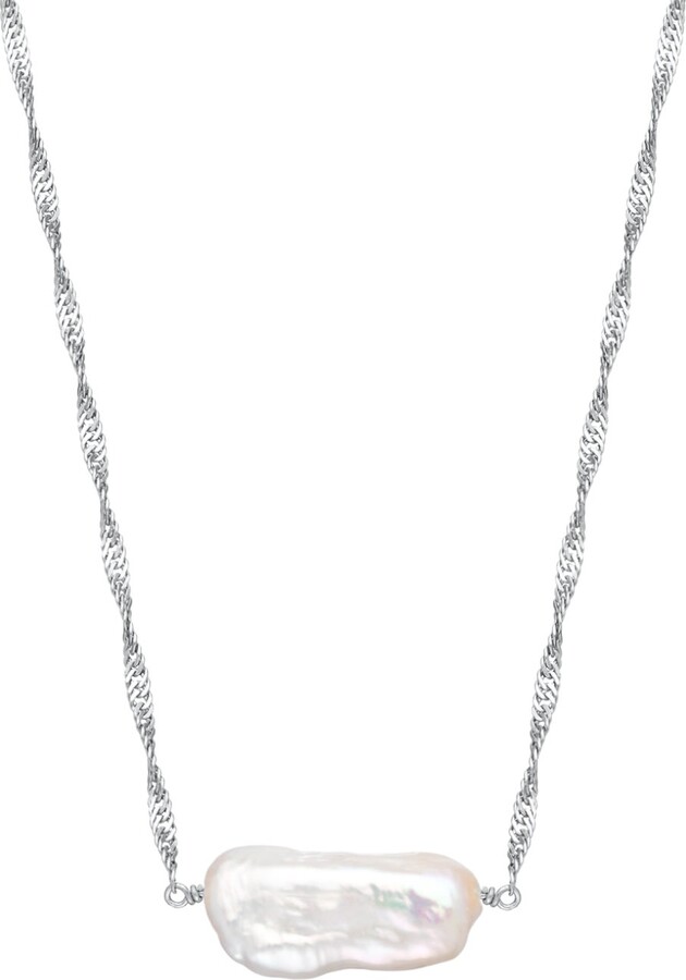 Scream Pretty Silver Pearl Twist Chain Necklace - ShopStyle