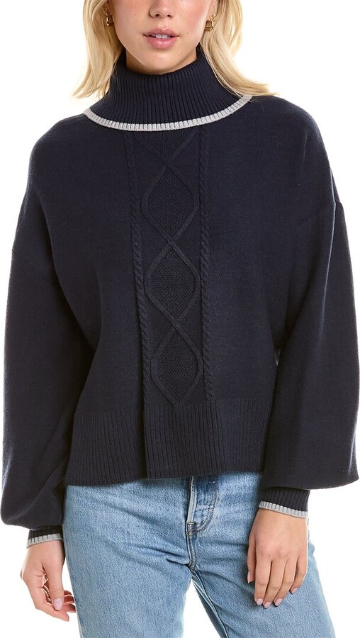 Badgley Mischka Studio Tipped Sweater - ShopStyle Knitwear