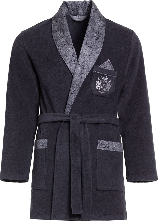 R Revise Revise RE-401 Short men's dressing gown - Warm and cosy ...