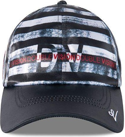 DOUBLE VISIÓN - Black & White 'L'Prisoner' Striped Cap - ShopStyle Hats