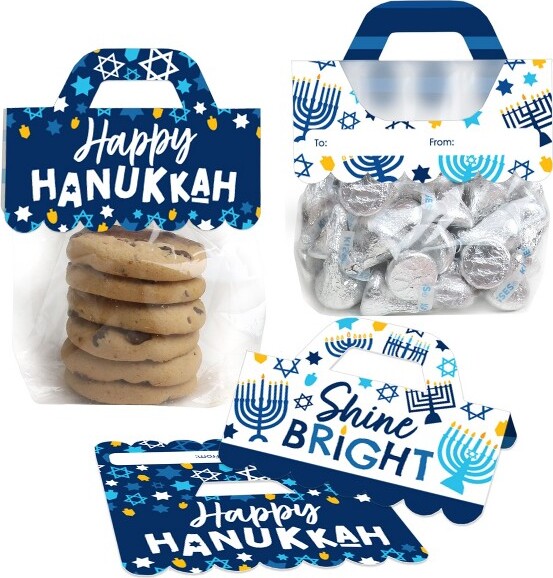 Big Dot of Happiness Hanukkah Menorah - DIY Chanukah Holiday Party ...