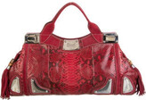 Gucci Medium Python Race Top Handle Bag - ShopStyle