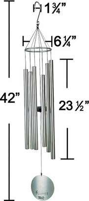Nature's Melody Aureole Tunes Wind Chimes - 6-Tube Rustproof Aluminum ...