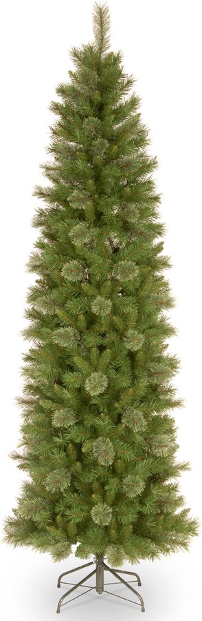 Dunelm 7ft Tacoma Pine Slim Christmas Tree Green - ShopStyle