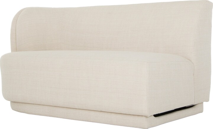 Aurelle Home Yanelli Modern 2-seat Left Chaise - ShopStyle Armchairs ...