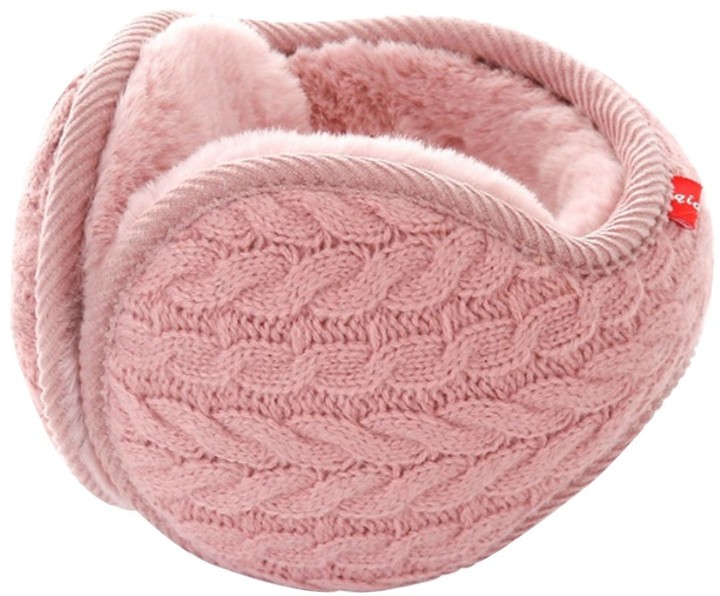 LerBen Winter Earmuff Woolen Yarn Cable Knit Adjustable Wrap around Ear ...