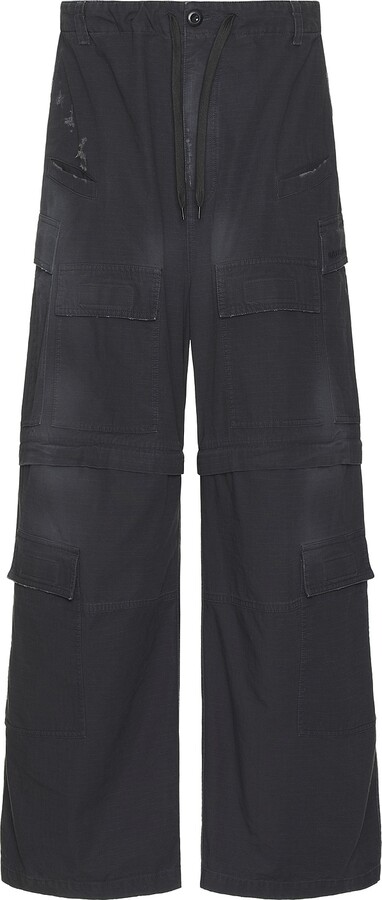 Balenciaga Large Cargo Pants in Grey - ShopStyle