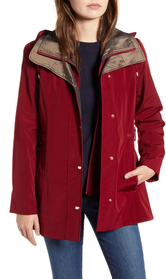 Gallery Raincoat with Removable Hood & Liner - ShopStyle