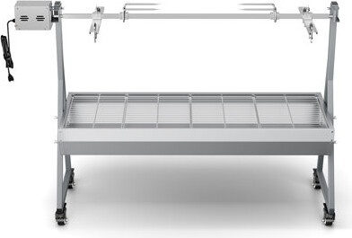 Domccy® Rotisserie Grill Roaster, 176lbs Charcoal Grill Stainless Pig ...