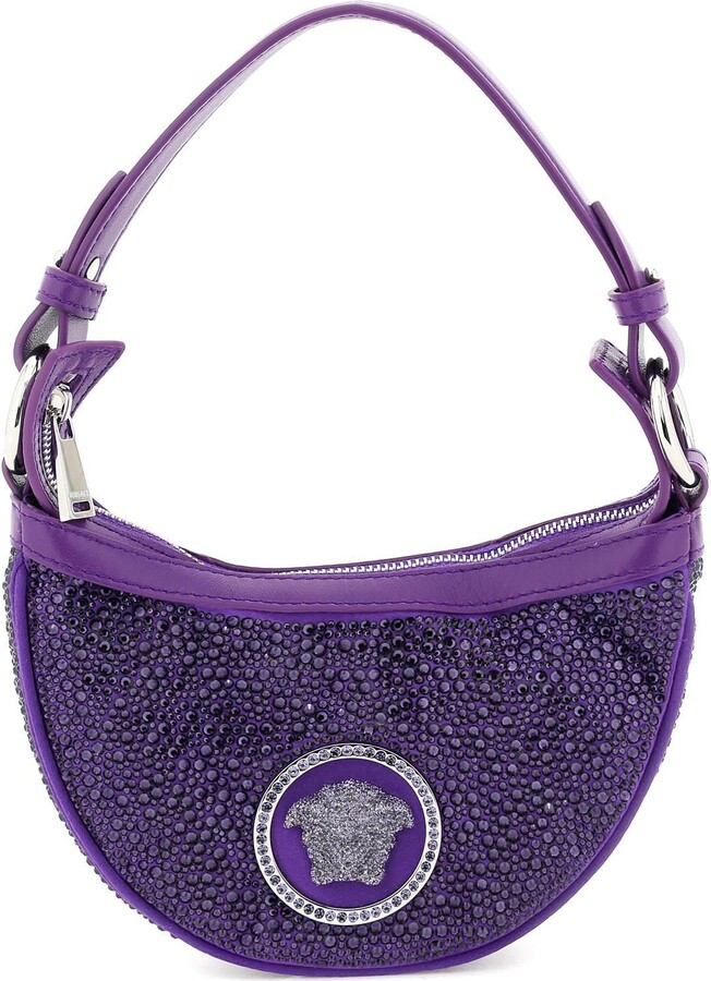 Versace 'repeat' Crystal Mini Hobo Bag - ShopStyle