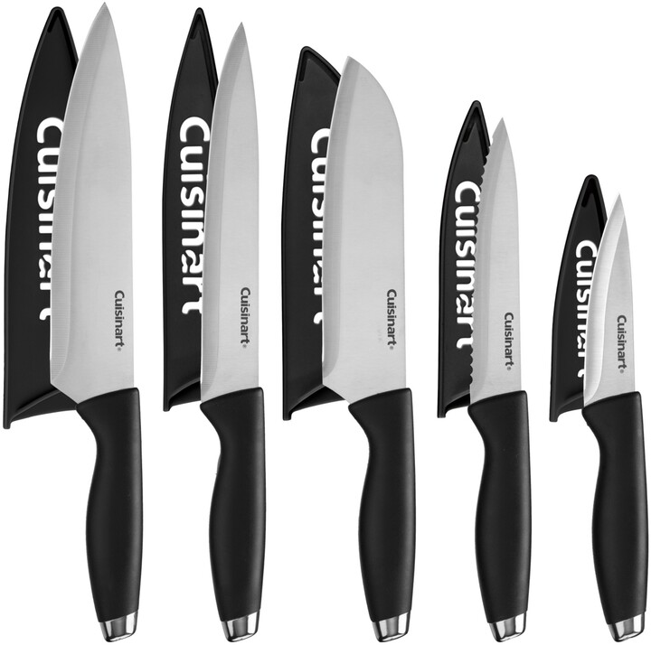 Cuisinart 10-Piece Cutlery Set with Stainless Steel End Caps ...