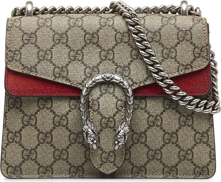 Gucci Pre-Owned 2000-2015 GG Supreme mini Dionysus crossbody bag ...