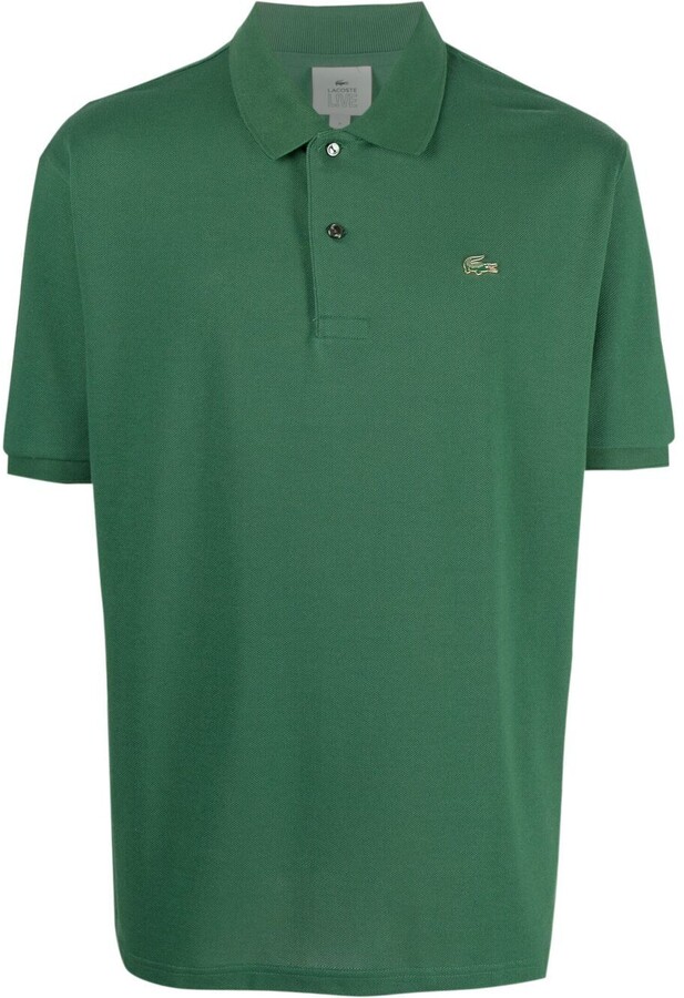 Lacoste Live Logo-Plaque Polo Shirt - ShopStyle