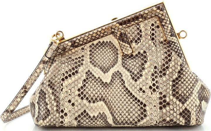 Fendi First Bag Python Small - ShopStyle