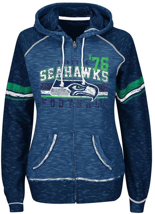 Majestic Seattle Seahawks Tame the Tide Fleece Hoodie - Women's ...