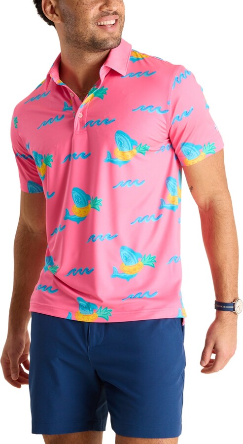 Chubbies Men's The Pineapple Floaters Performance Polo Shirt - ShopStyle