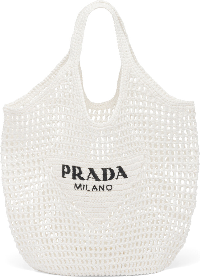 Prada Raffia Tote Bag - ShopStyle