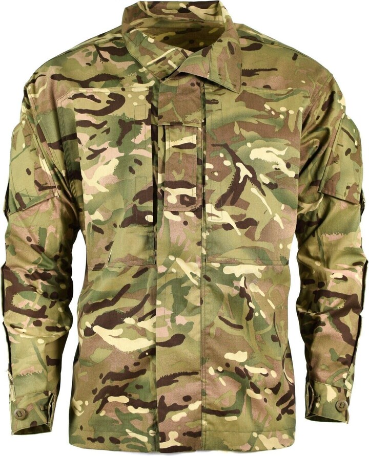 Genuine British army jacket combat MTP camo field shirt lightweight ...