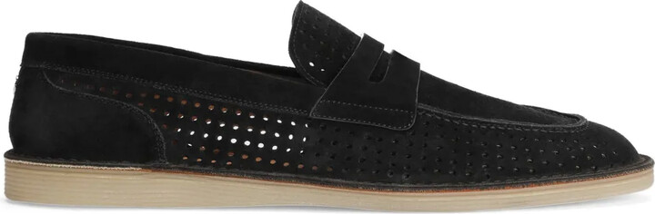 Dolce & Gabbana Perforated Loafers - ShopStyle
