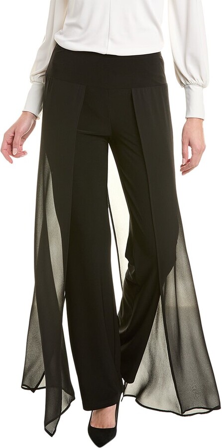 Joseph Ribkoff Chiffon Overlay Pant - ShopStyle