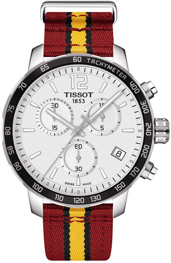 Tissot Men's Quickster Chronograph NBA Miami Heat Watch, 42mm - ShopStyle