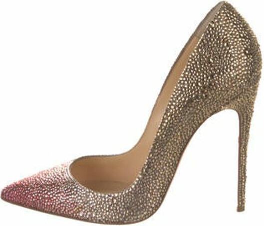Christian Louboutin So Kate Strass Degrade 120 Crystal Pumps - ShopStyle