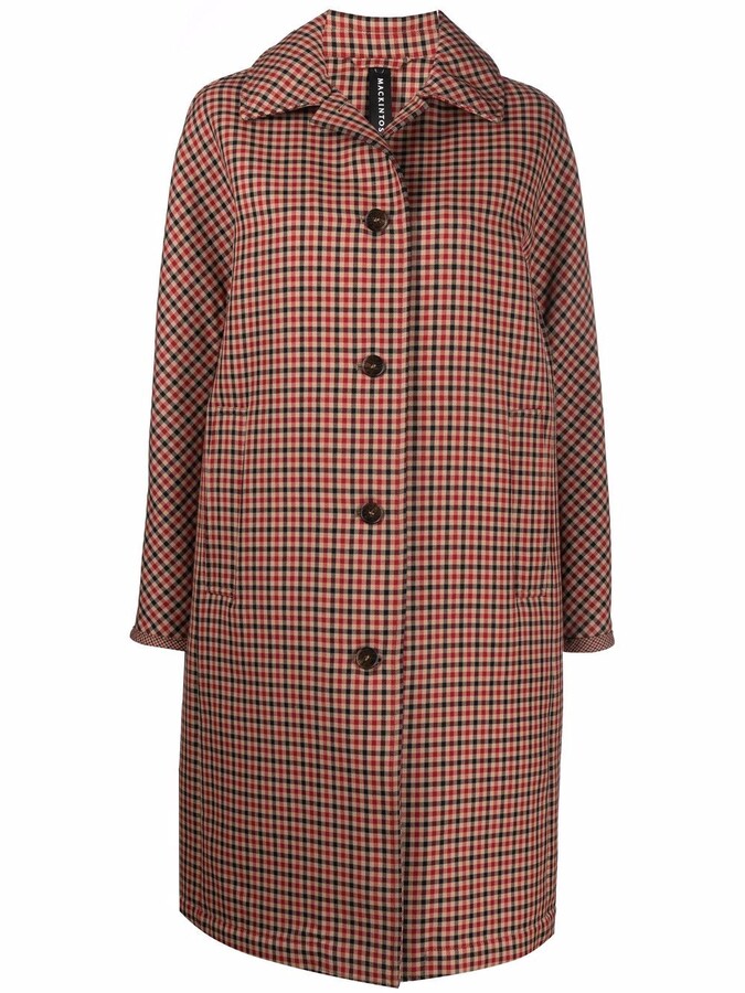 MACKINTOSH FAIRLIE shepard check overcoat - ShopStyle Coats