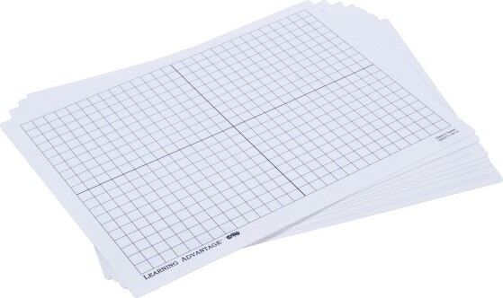 Learning Advantage X-Y Axis Dry Erase Grid Boards, Set of 10 - ShopStyle