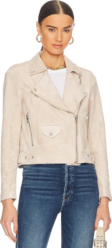 Blank NYC Faux Suede Moto Jacket - ShopStyle