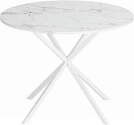 Wrought Studio Modern Cross Leg Round Dining Table - ShopStyle
