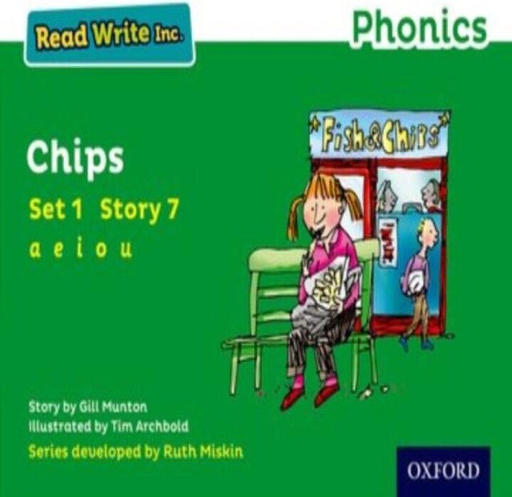 Gill Munton Read Write Inc. Phonics: 7 Chips (Green Set 1 Storybook ...