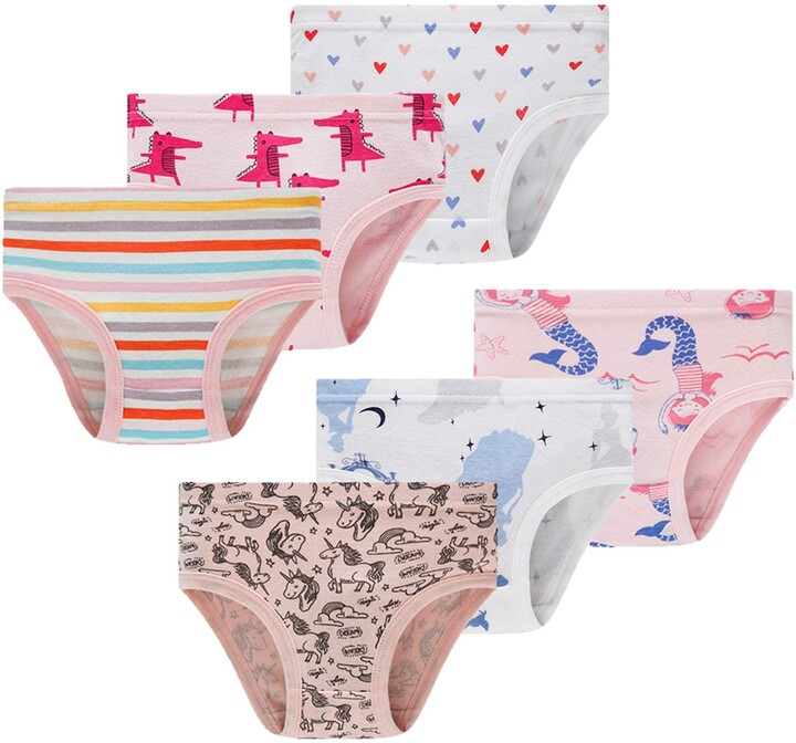 Naivete Girls Mermaid Panties Unicorn Knickers Soft Underwear Children ...