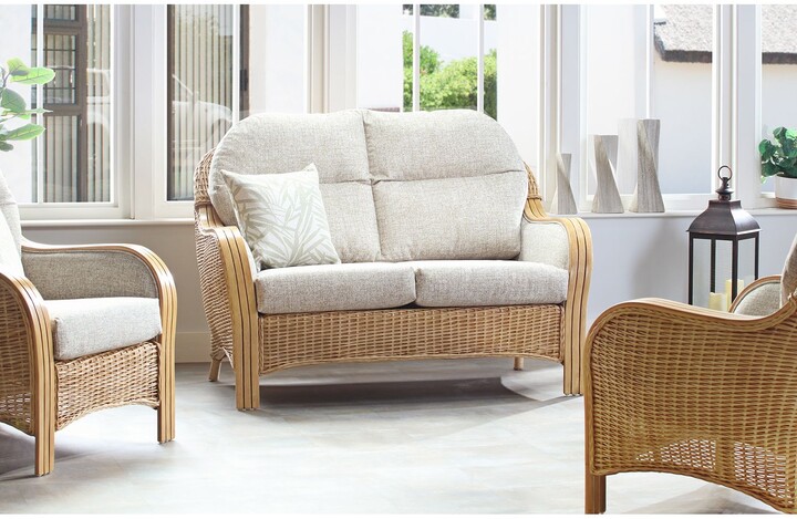 Desser Centurion Rattan 2-Seater Sofa, Natural - ShopStyle