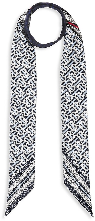 Burberry Exclusive TB Monogram Skinny Scarf - ShopStyle Scarves & Wraps