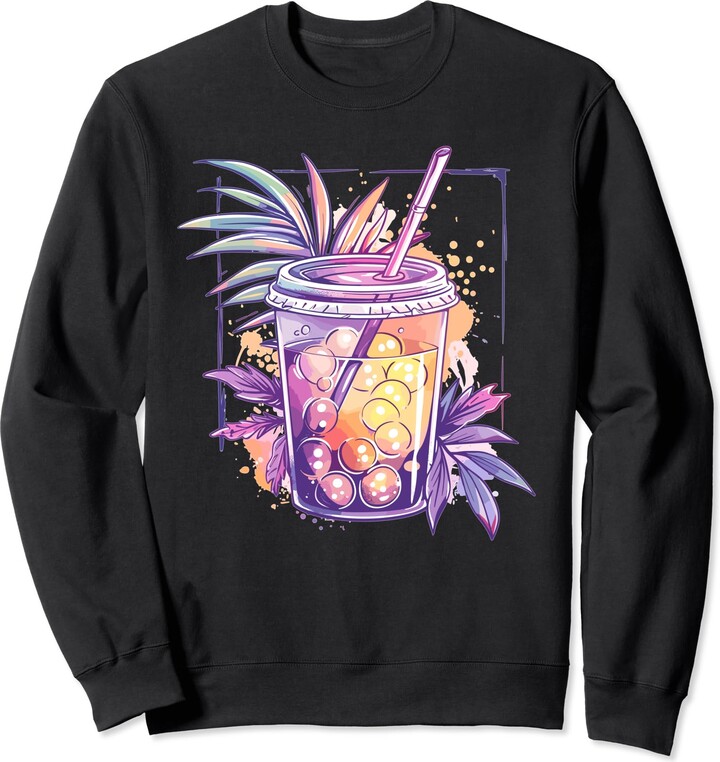 Cute Bubble Tea Art I Milk Tea I Boba Tea Colorful Bubble Tea ...