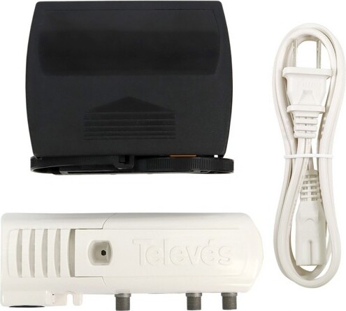 Televes® 2-Input TForce Mast Amplifier with BOSS-Tech and “F” Power ...