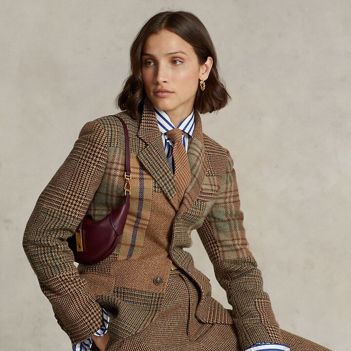 Ralph Lauren Patchwork Tweed Blazer - ShopStyle