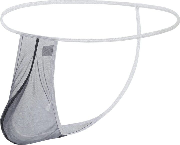BIATWOWR Mens Sexy Underwear See Through G Strings Thongs Male Low Rise ...