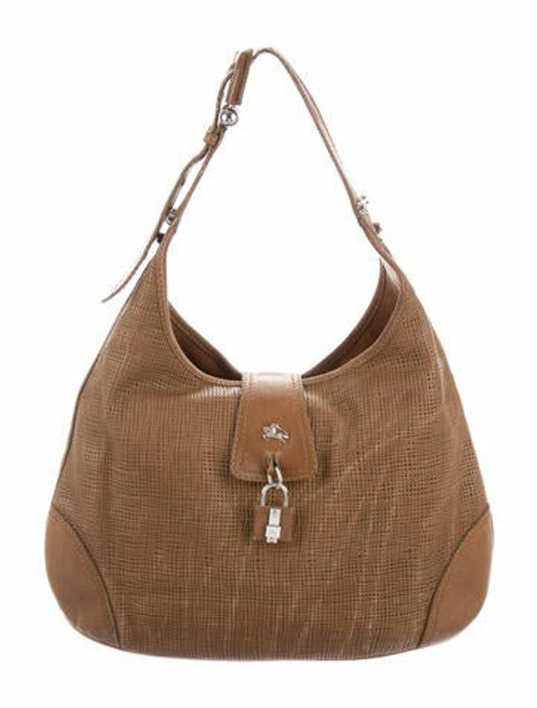 Burberry Leather Hobo Bag Brown - ShopStyle