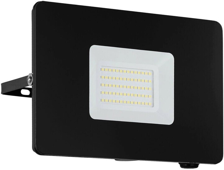 Loops IP65 Outdoor Wall Flood Light Black Adjustable 50W Built in LED ...