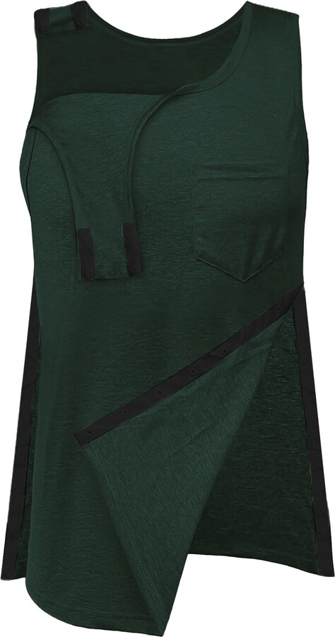 EVERWORTH Unisex Post Shoulder Surgery Tank Tops Shoulder Side Full ...